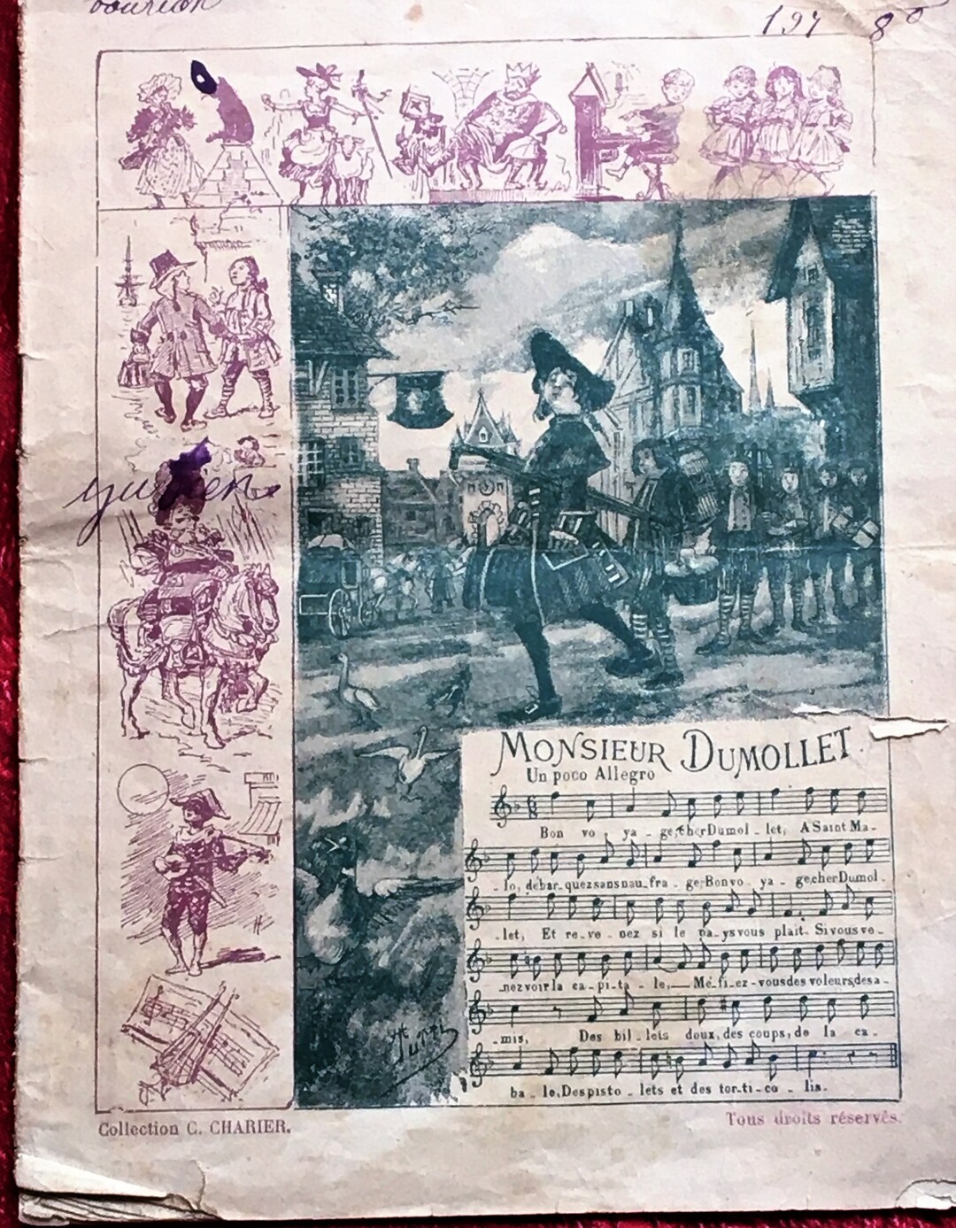1887-school Notebook-writing, Notepad, Calligraphy-dumollet Score ...