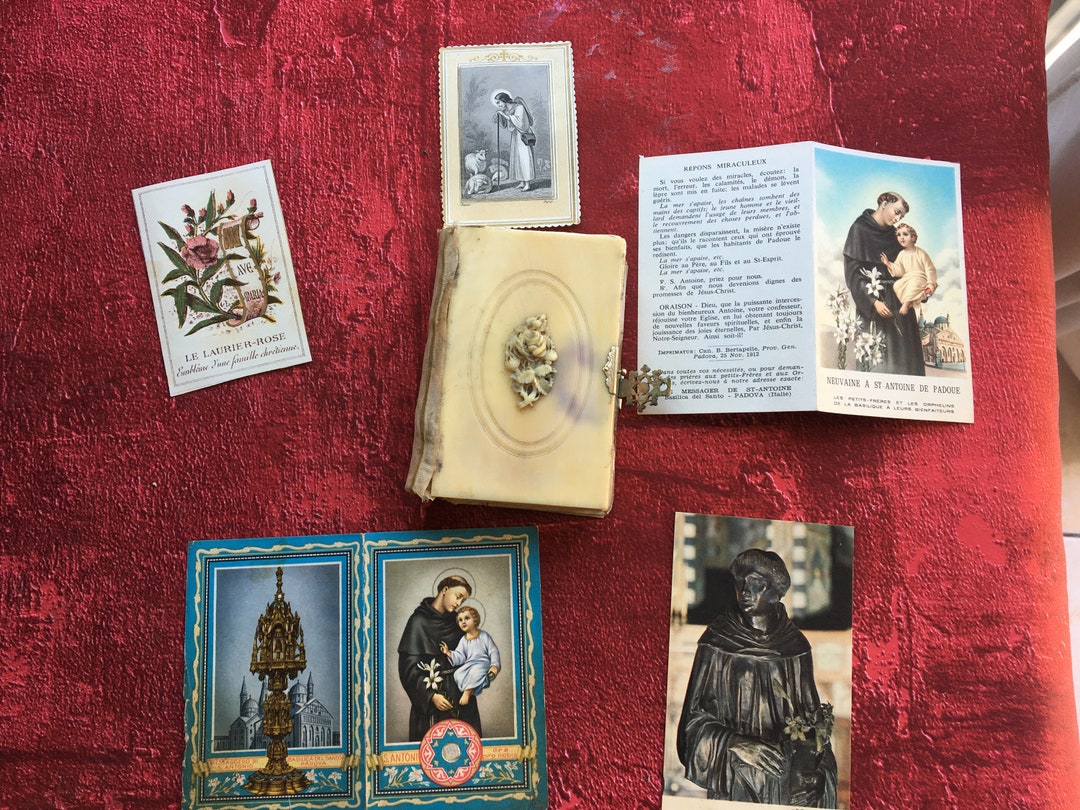 1776-roman Parishioner Vintage French Prayer Book, Missal, Bible With ...