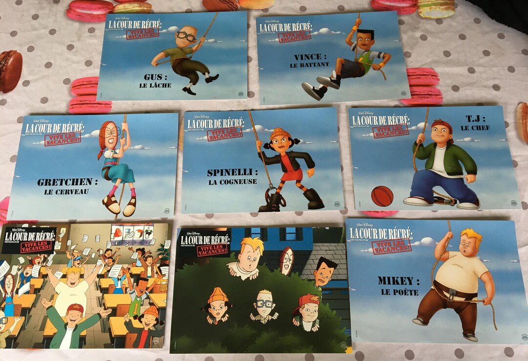 Walt Disney-la Cour De Récré Recess (8)advertising Posters Photographs ...