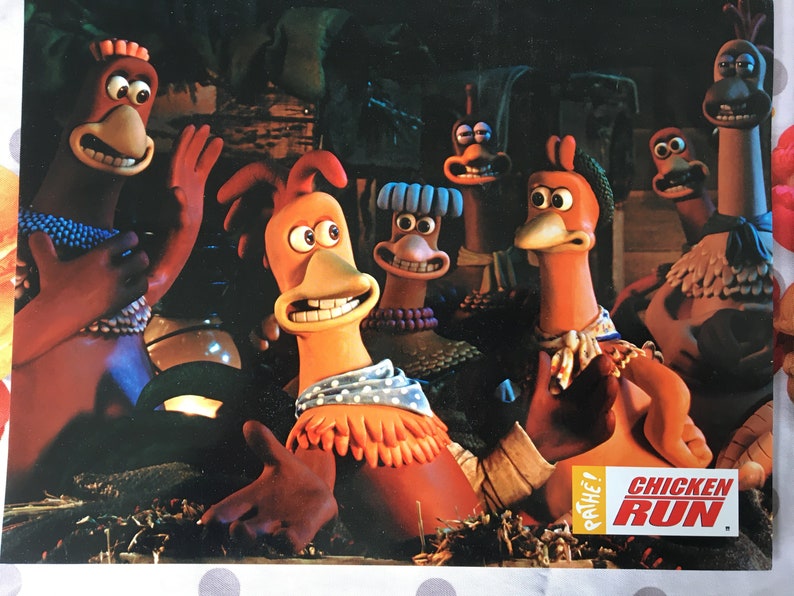 Chicken RUN Pathé (7) Advertising Posters Photographs Cinema-animated ...