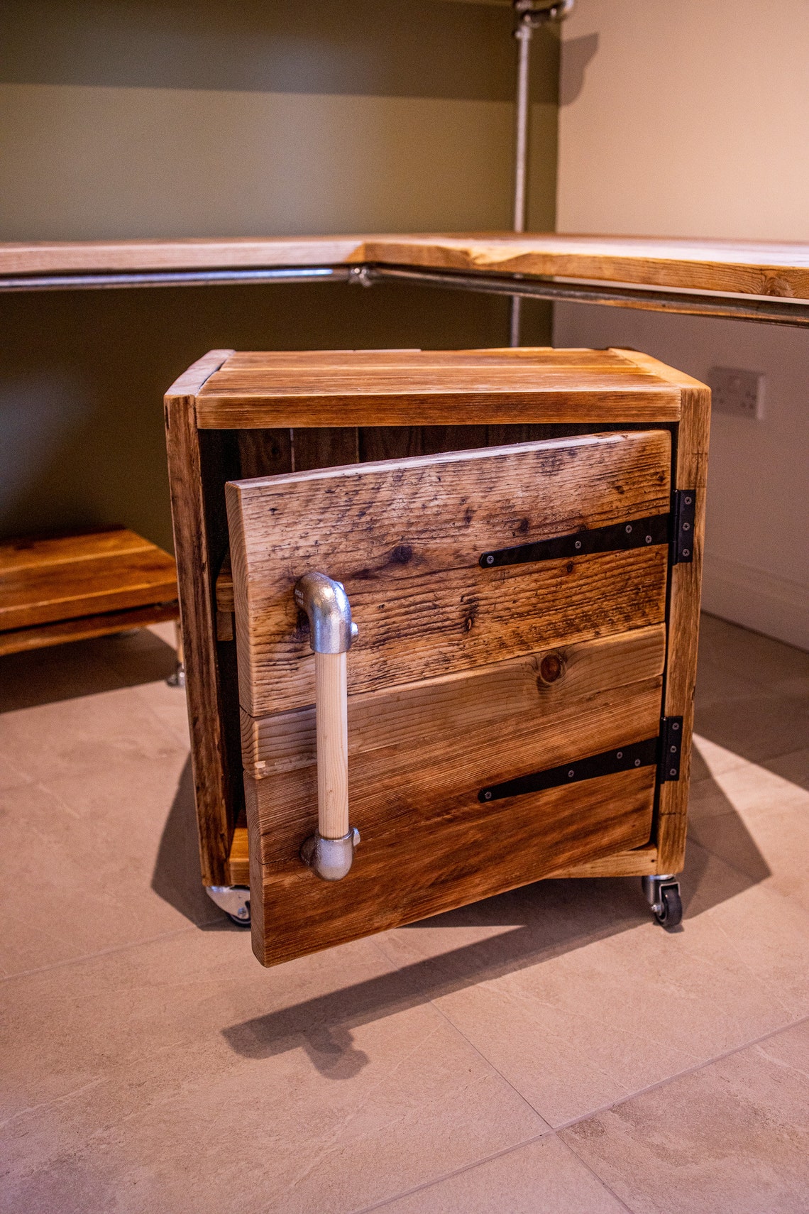 Bespoke Workstation Corner Desk With Shelves and Optional - Etsy