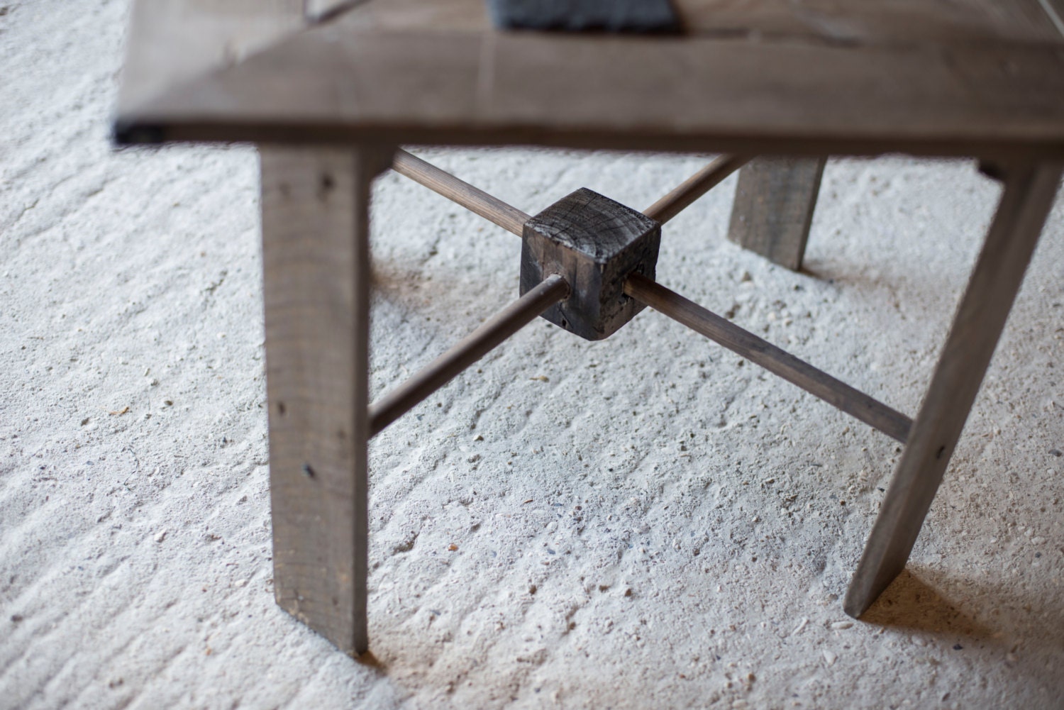 Reclaimed Wood Square Coffee or Lamp Table. Hand Made Rustic - Etsy