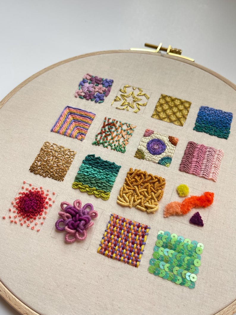 Explore Texture and Color: A Creative Journey in Hand Embroidery ...