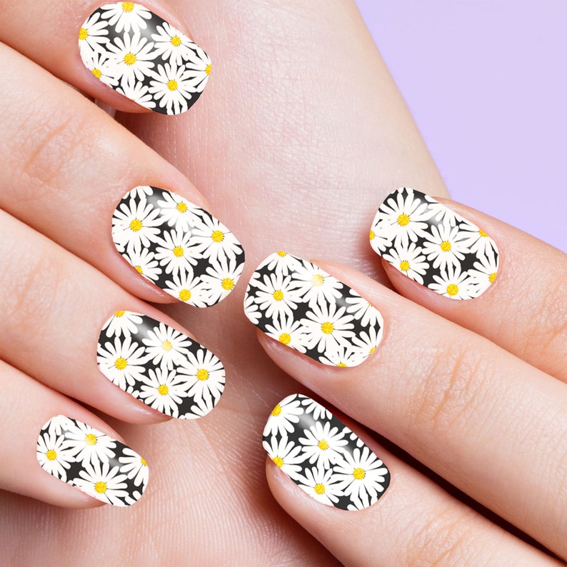 WATERSLIDE NAIL WRAPS 4 Sets of 18 Spring Flower Mix Decals - Etsy