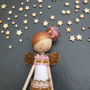 Christmas Fairy / Tree Topper / Vintage Fairy / Heirloom Doll ...