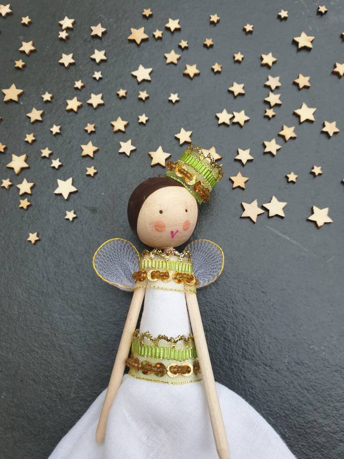 Christmas Fairy / Tree Topper / Vintage Fairy / Heirloom Doll | Etsy