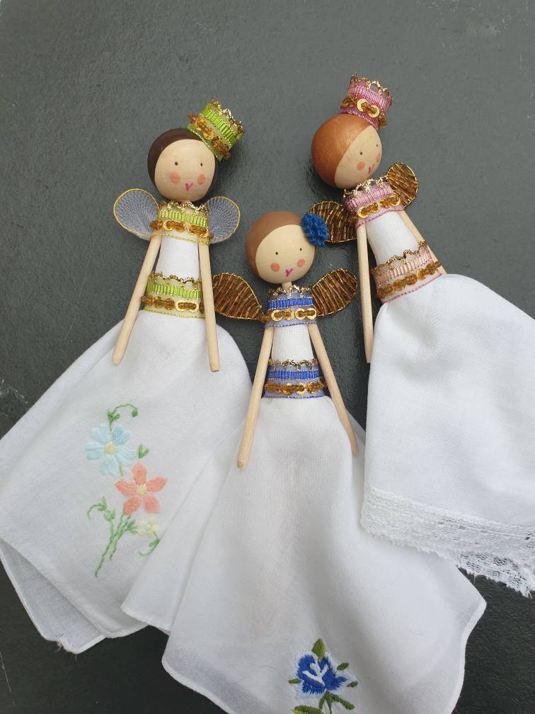 Christmas Fairy / Tree Topper / Vintage Fairy / Heirloom Doll | Etsy