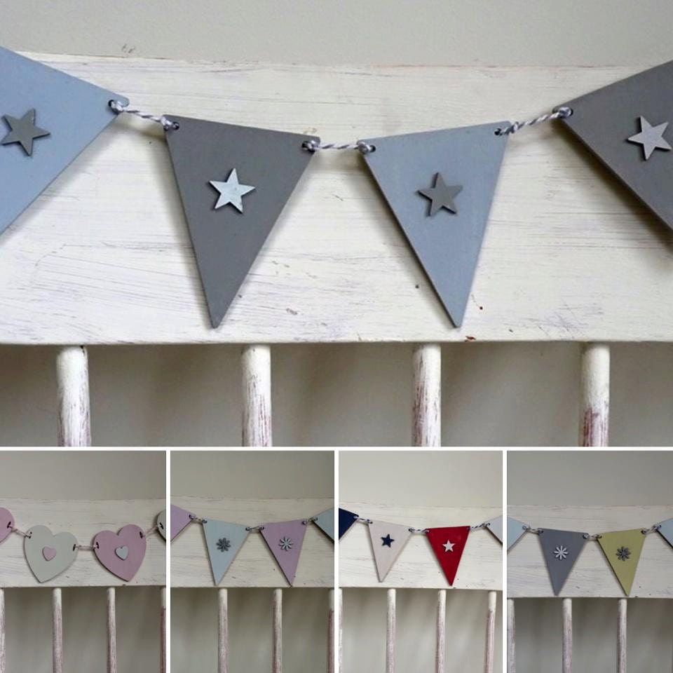 Wooden Bunting - Etsy UK