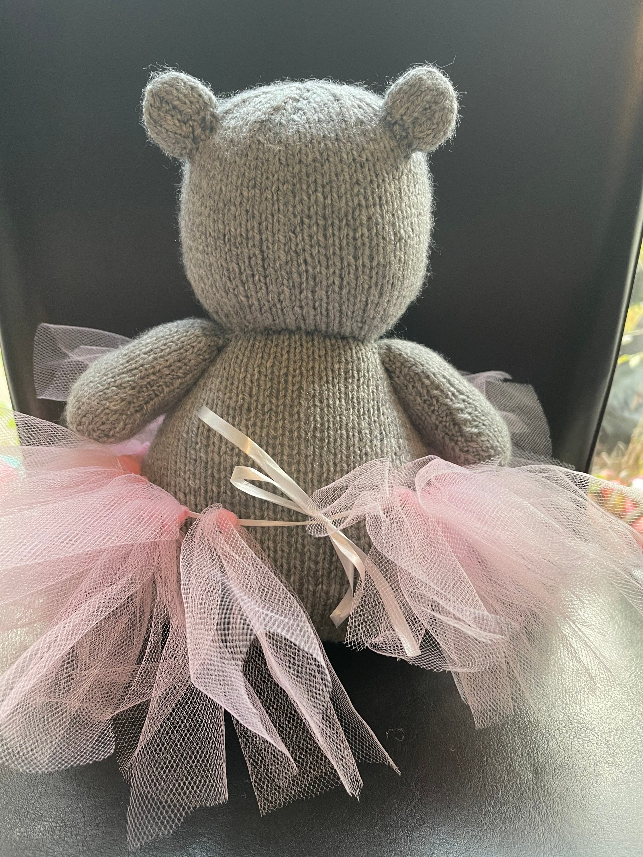 Hand Knitted Hippo. - Etsy