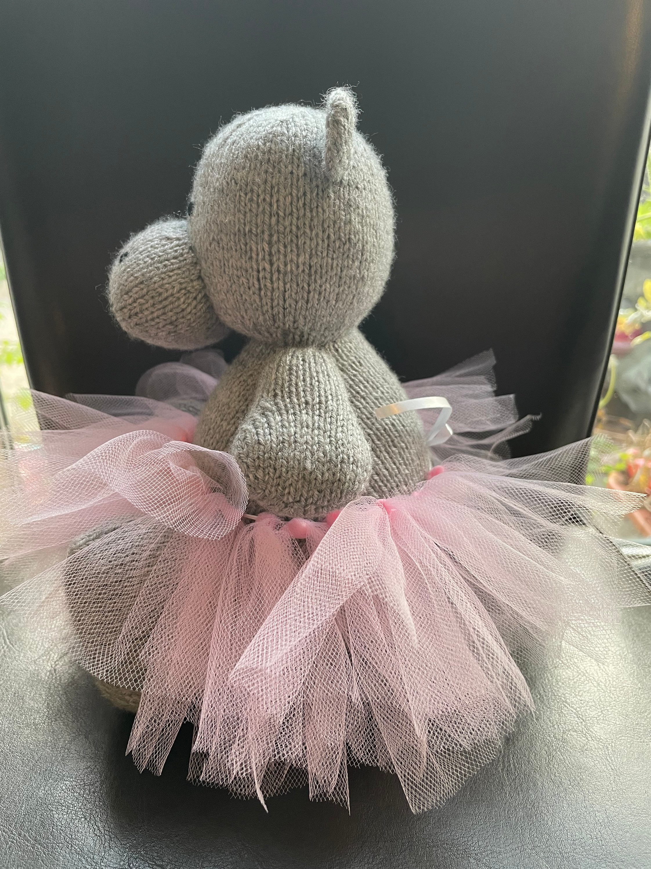 Hand Knitted Hippo. - Etsy