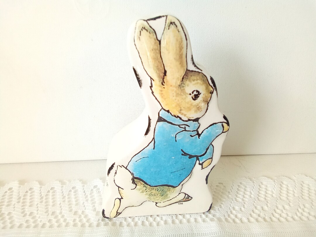 Peter Rabbit China Money Box Famous Character Beatrice Potter Child's ...