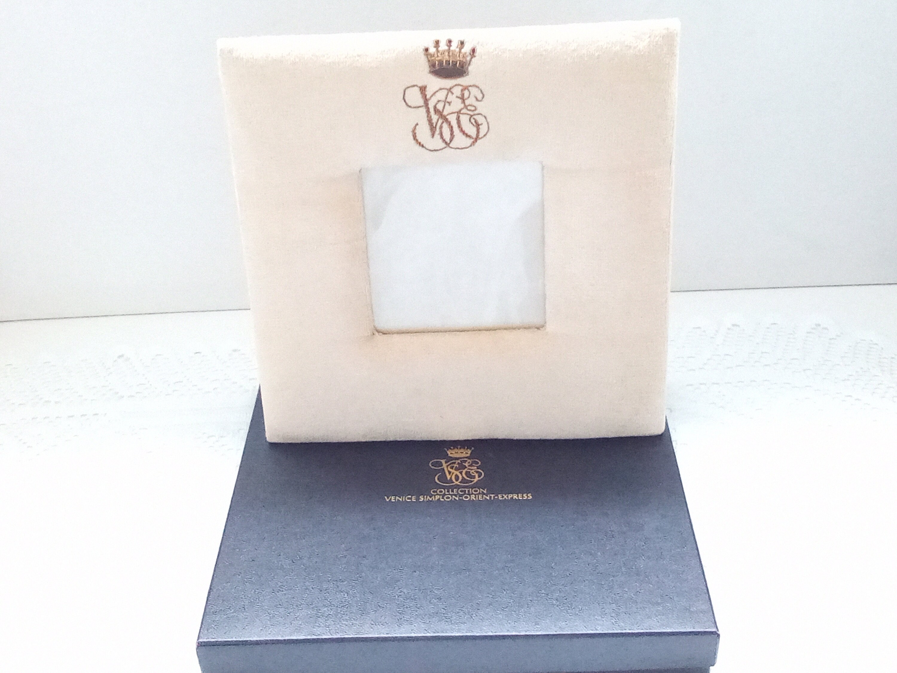 Venice of Simplon Orient Express Frame Beige Velour Original Box Crown ...