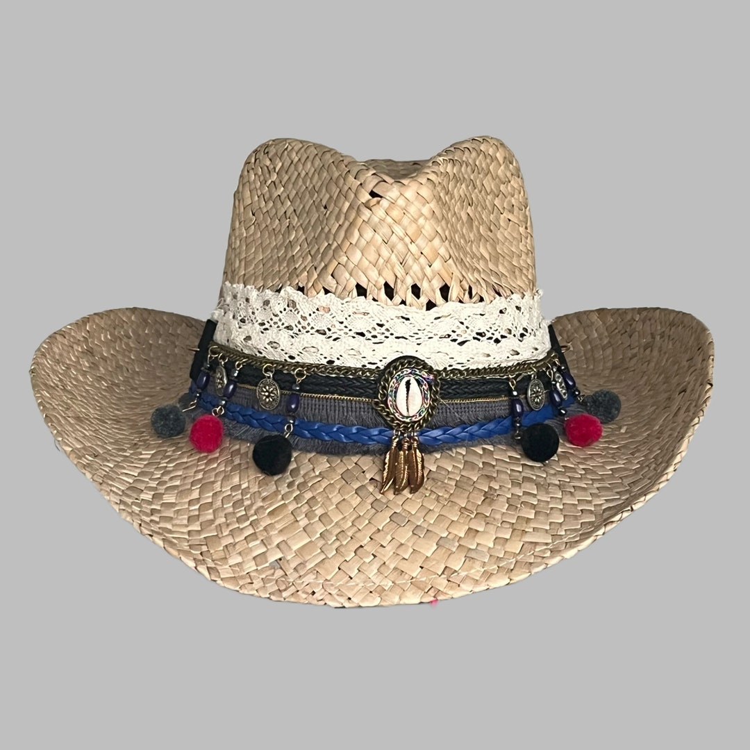 Ibiza Boho Cowboy Hat. Handmade by Ibiza Capatchos. - Etsy
