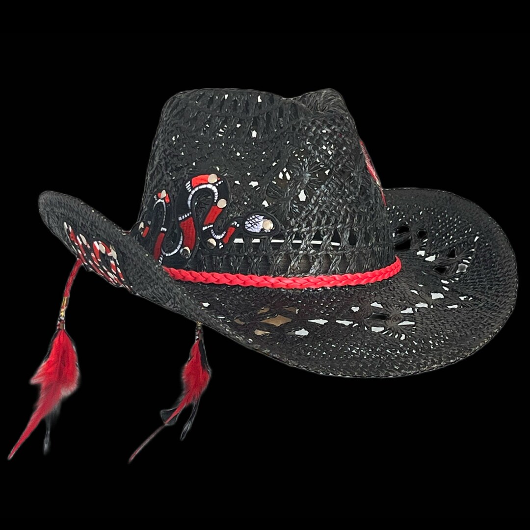 Reputation Album Inspired Cowboy Hat. Designed by Swifties. Handmade ...