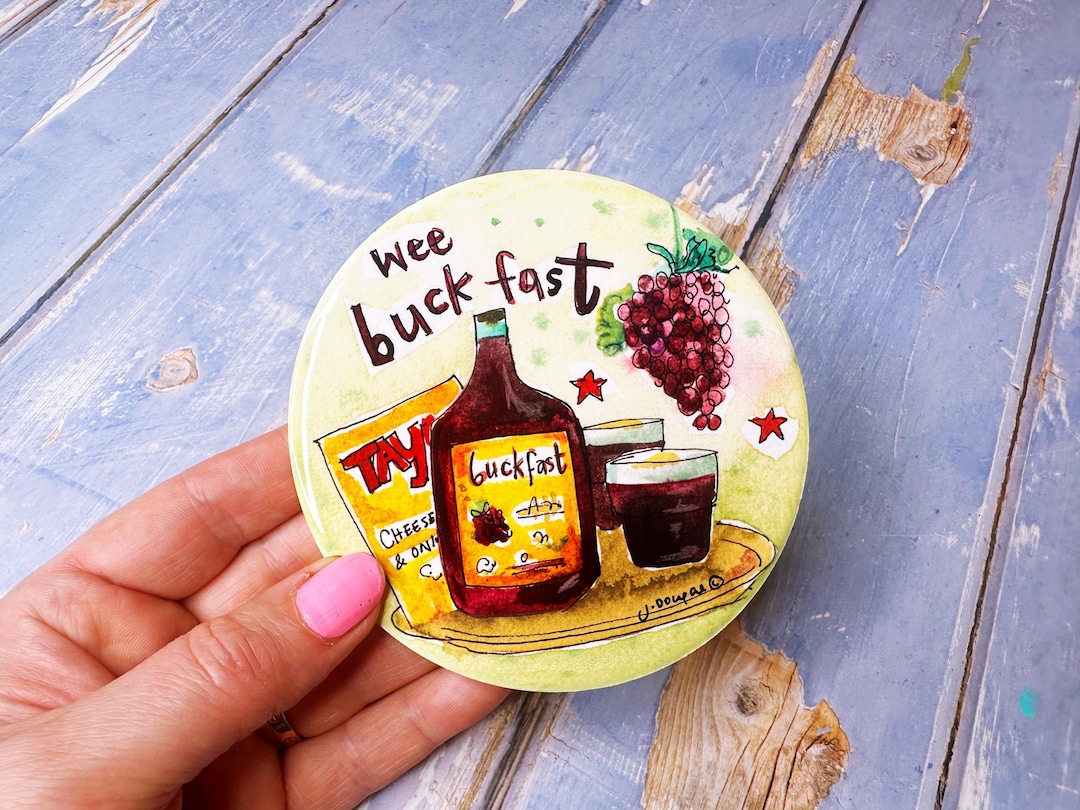 Wee Buckfast Cute Little Beverage Gift Ceramic Coaster - Etsy