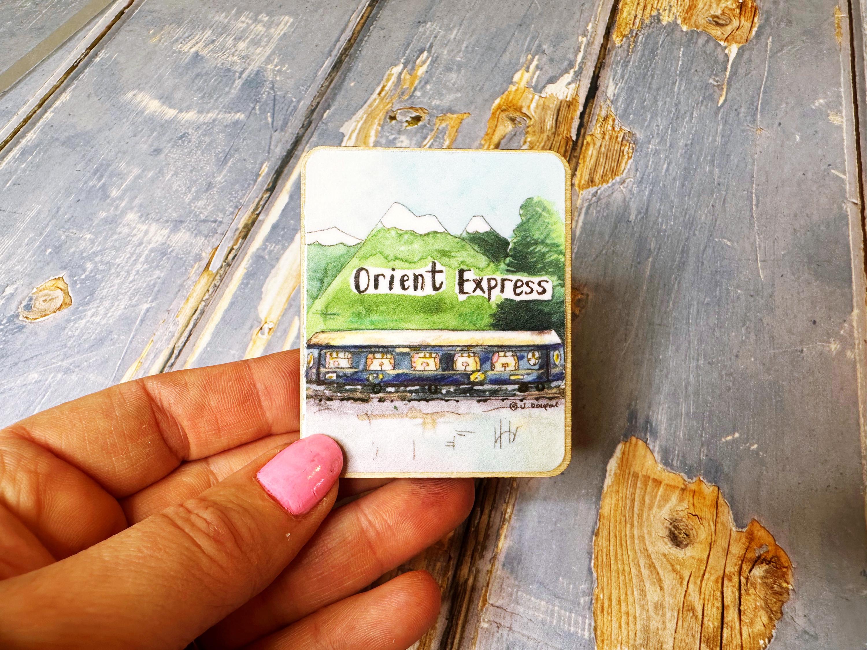 The Orient Express Train Journey Little City Landmark Cute Wooden ...