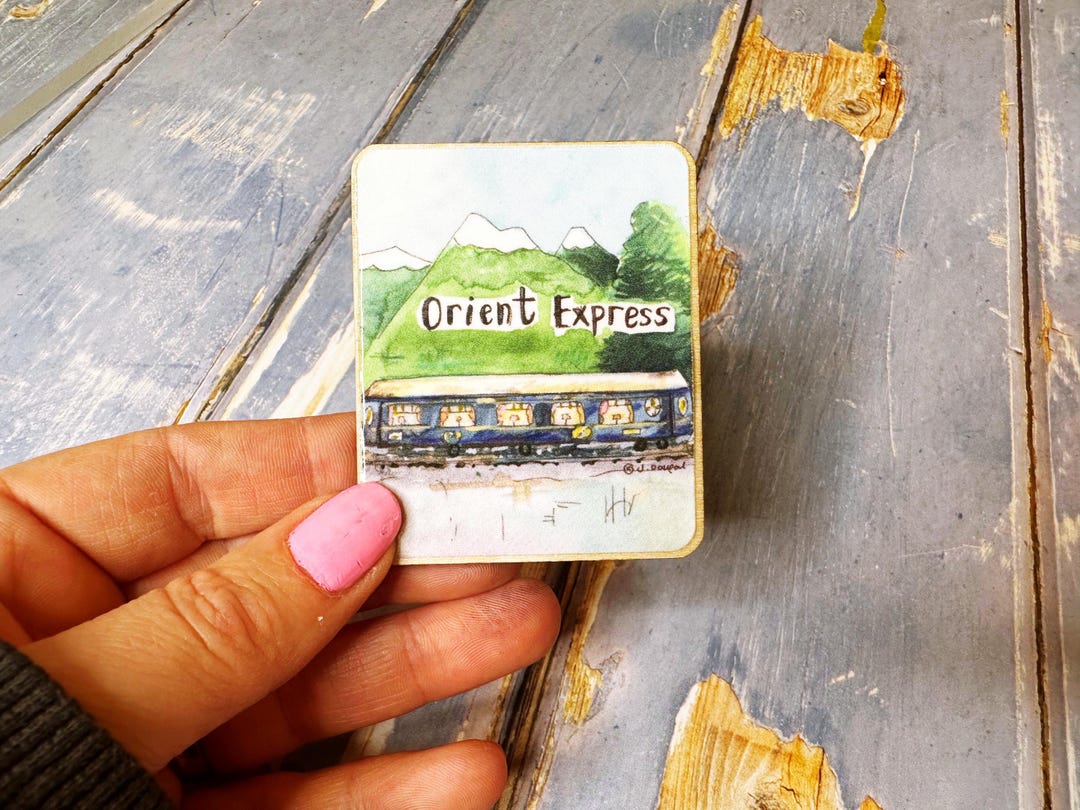 The Orient Express Train Journey Little City Landmark Cute Wooden ...