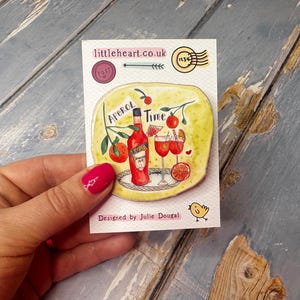 Aperol Spritz Cute Little Wooden Fridge Magnet - Etsy