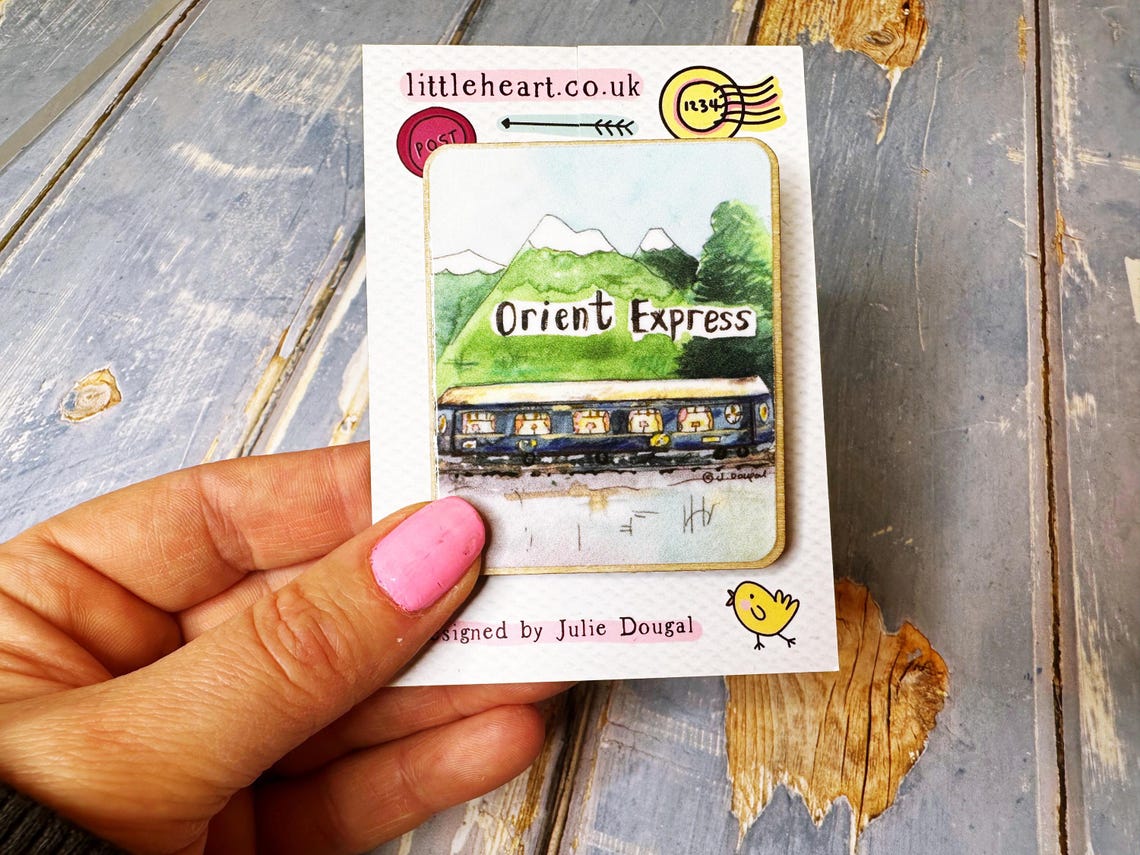 The Orient Express Train Journey Little City Landmark Cute Wooden ...
