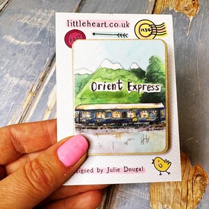 The Orient Express Train Journey Little City Landmark Cute Wooden ...