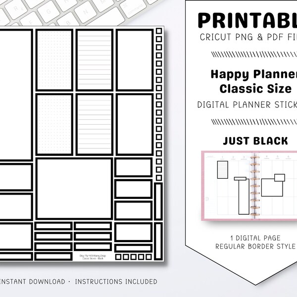 Functional Printable Stickers - Etsy