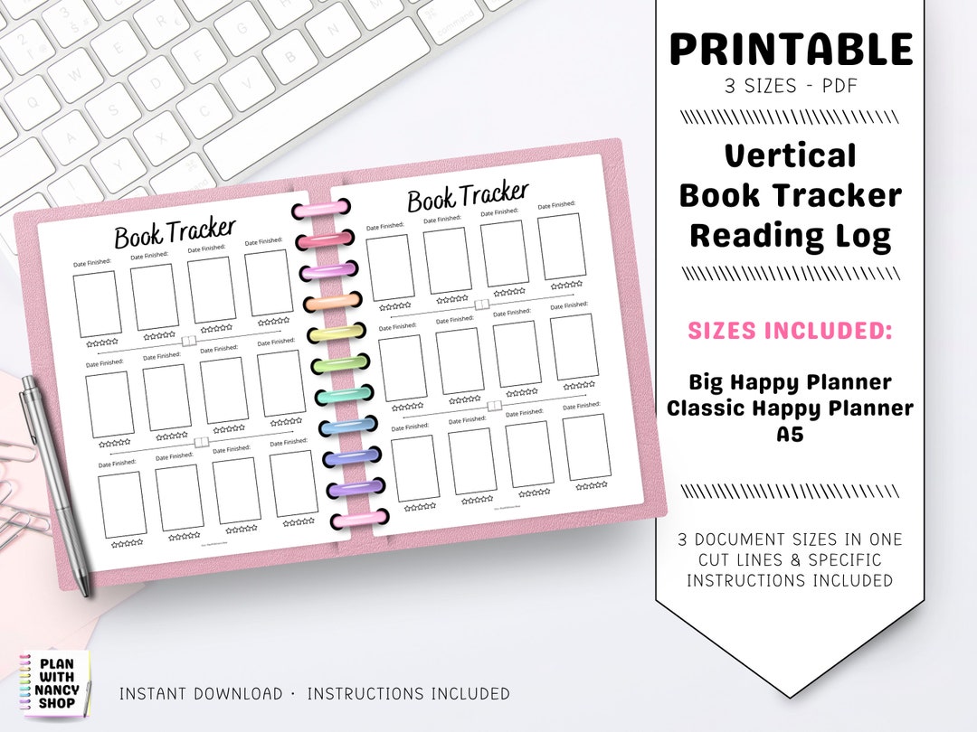 Printable Reading Log, Reading Tracker, Books I've Read, Simple Book ...