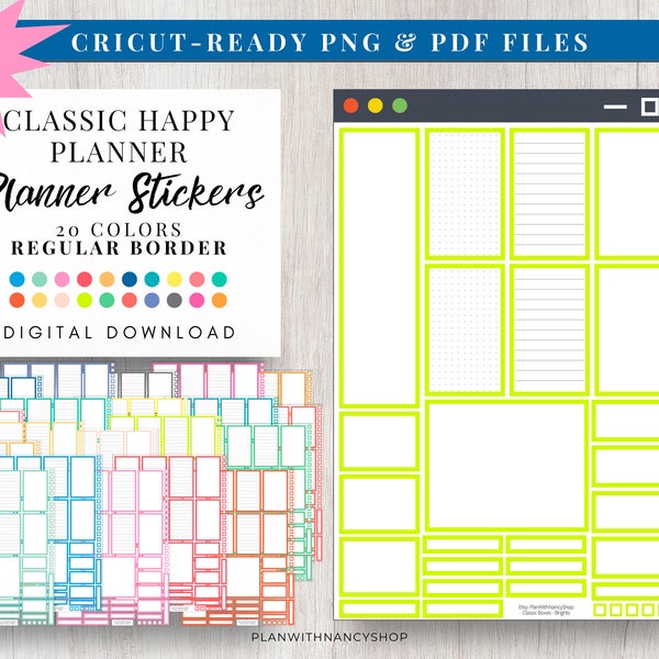 Colorful Planner - Etsy