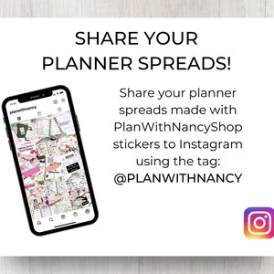 Planner Box Stickers for Happy Planner, Colorful Planner Boxes, Write ...