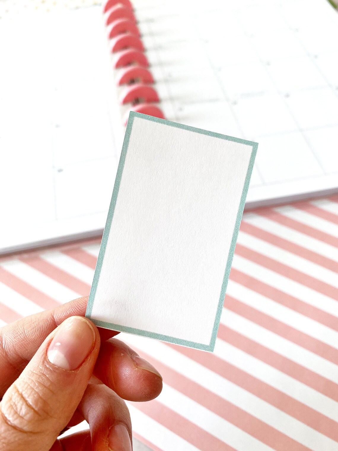 Planner Box Stickers for Happy Planner Colorful Planner - Etsy