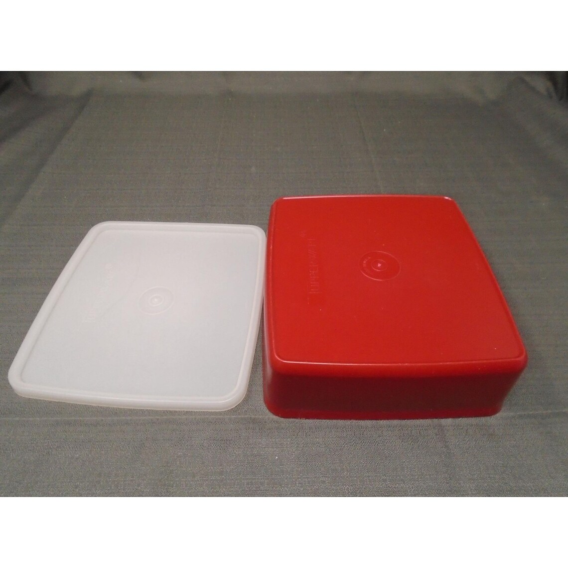 Vintage 80's Tupperware Square Snack/ Sandwich Keeper - Etsy
