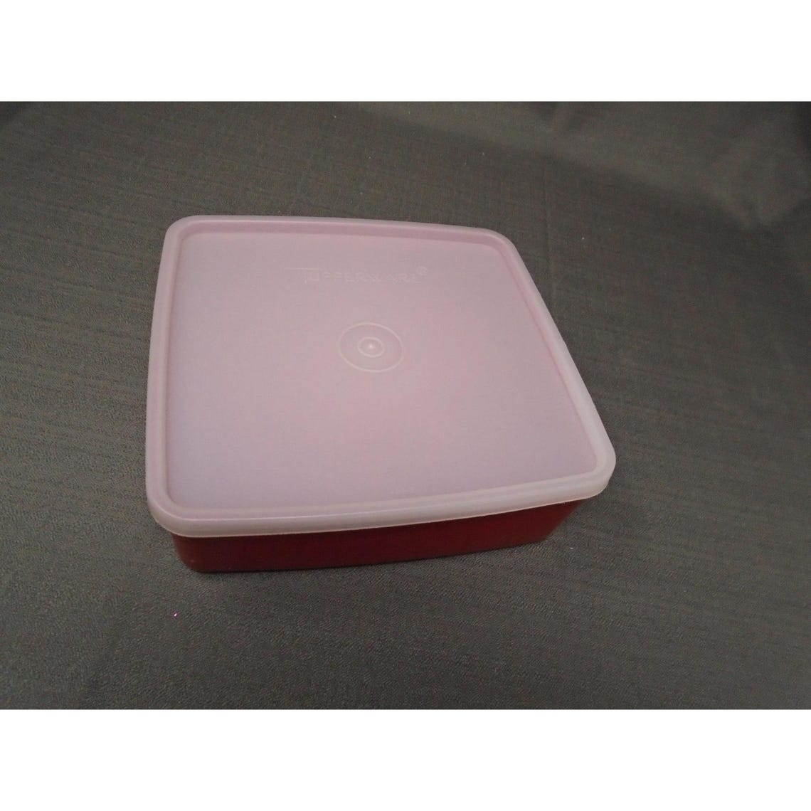 Vintage 80's Tupperware Square Snack/ Sandwich Keeper - Etsy