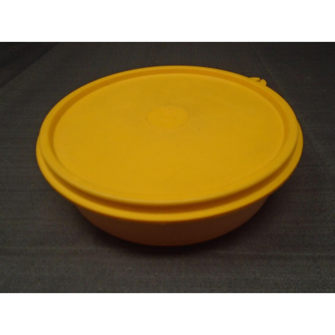 Vintage 80's Tupperware Cereal/ Salad Bowl-yellow - Etsy