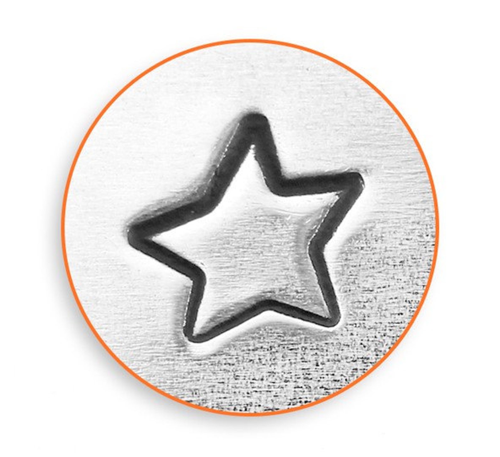 Impressart Star Stamp 6mm Fun Star Metal Stamp Metal Design | Etsy