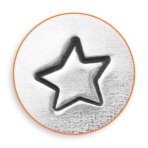 Impressart Star Stamp 6mm Fun Star Metal Stamp Metal Design - Etsy