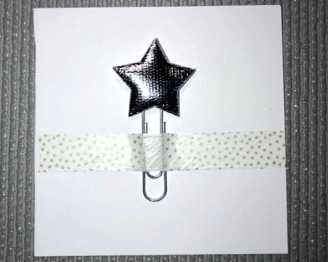 Bookmark Star Paper Clips, Planner Paper Clips, Celestial Bookmark ...
