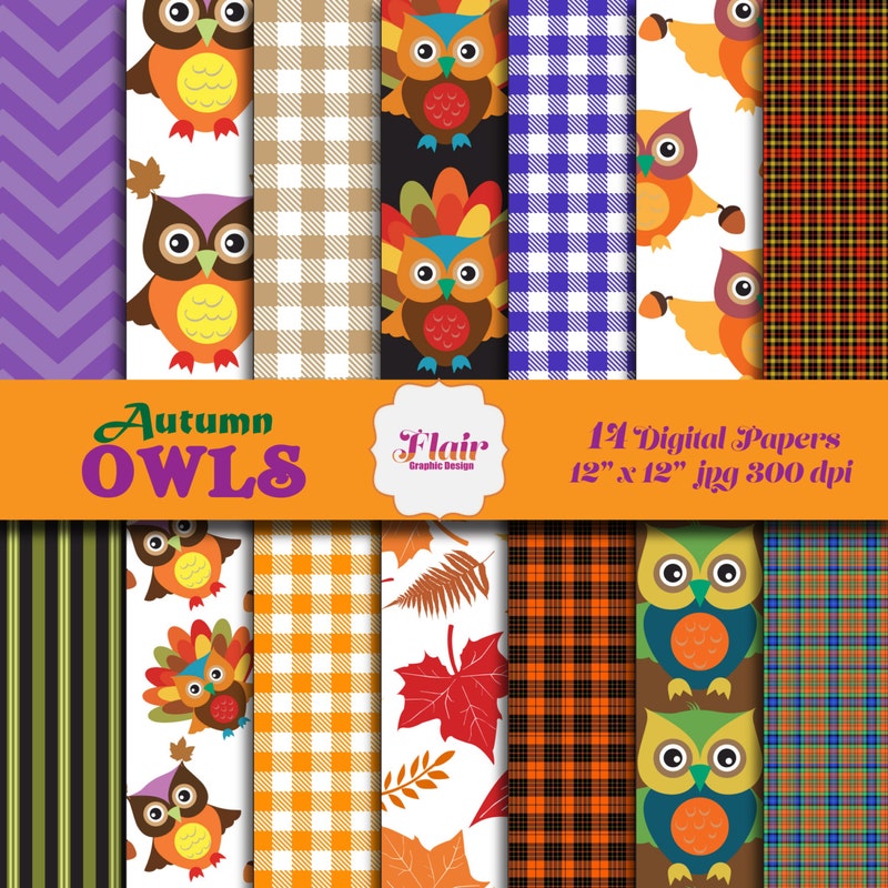 Autumn Owl - Etsy