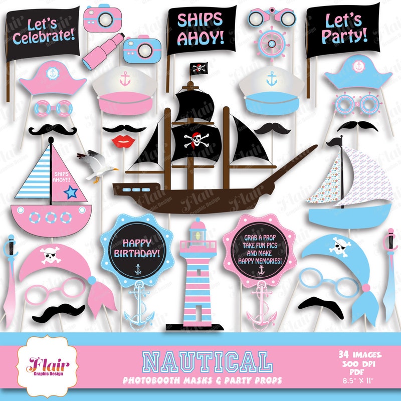 Pirate Photo Booth - Etsy