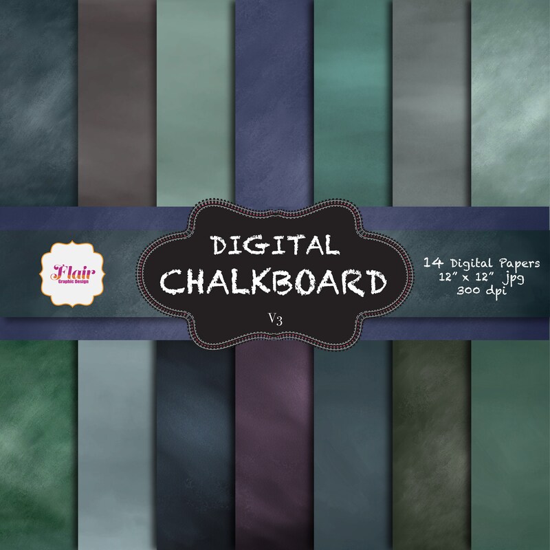 Green Chalkboard - Etsy