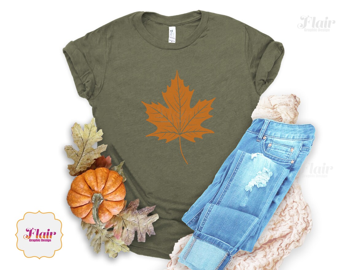 Autumn Leaves SVG PNG Bundle Digital Clipart Fall Leaf - Etsy