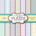 Pastel Plaids Digital Paper, Spring Colors, Easter Colors, Baby Colors ...