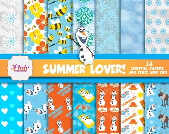 Frozen Theme Paper Flowers | Etsy