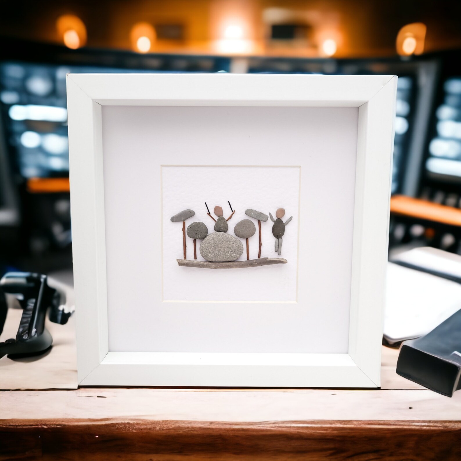 Drummer Personalised Pebble Art | Drummer Gift | Music Lover Gift ...