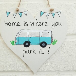 Caravan Gift, Campervan Plaque, Wood Sign Personalised Gift for Her or ...