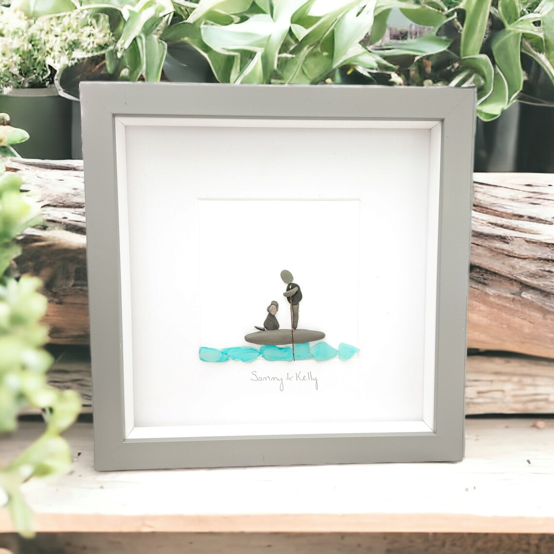 Paddleboard Paddleboarding SUP Art Christmas Gift Framed Personalised ...