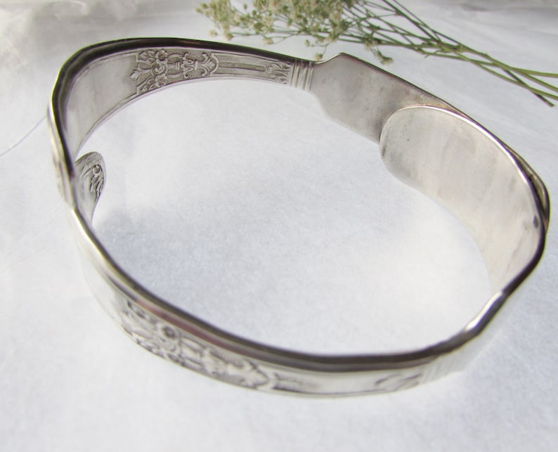 Silverware Cuff. Made from two antique silver plate knives. | Etsy