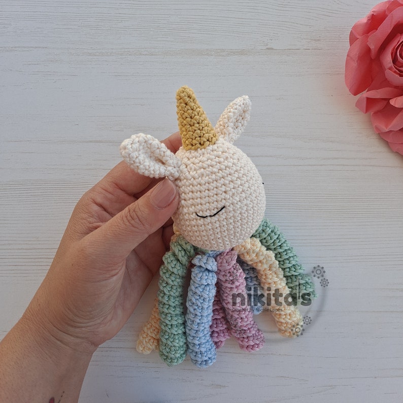 Unicorn - Octopus Amigurumi Pattern *** Digital File *** - Etsy