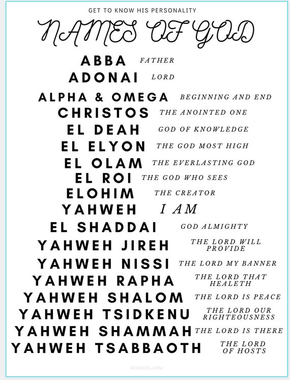 Hallowed Be Thy Name Get to Know His Personality Poster - Etsy