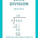 Long Division Posters Classroom Decor Print Laminate - Etsy
