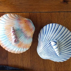 Ceramic Shell Jewelry Box - Etsy