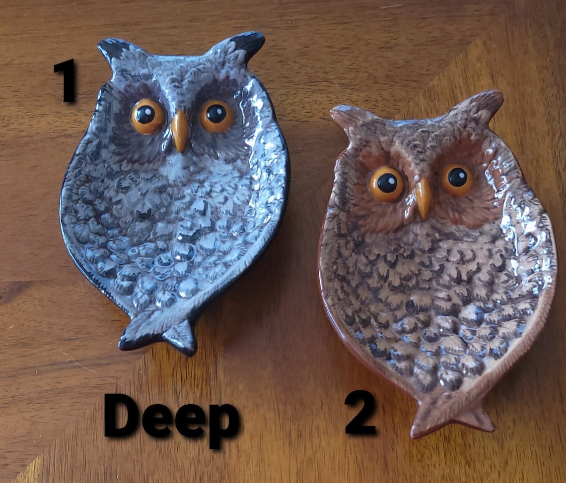 Ceramic Owl Spoon rest | Etsy